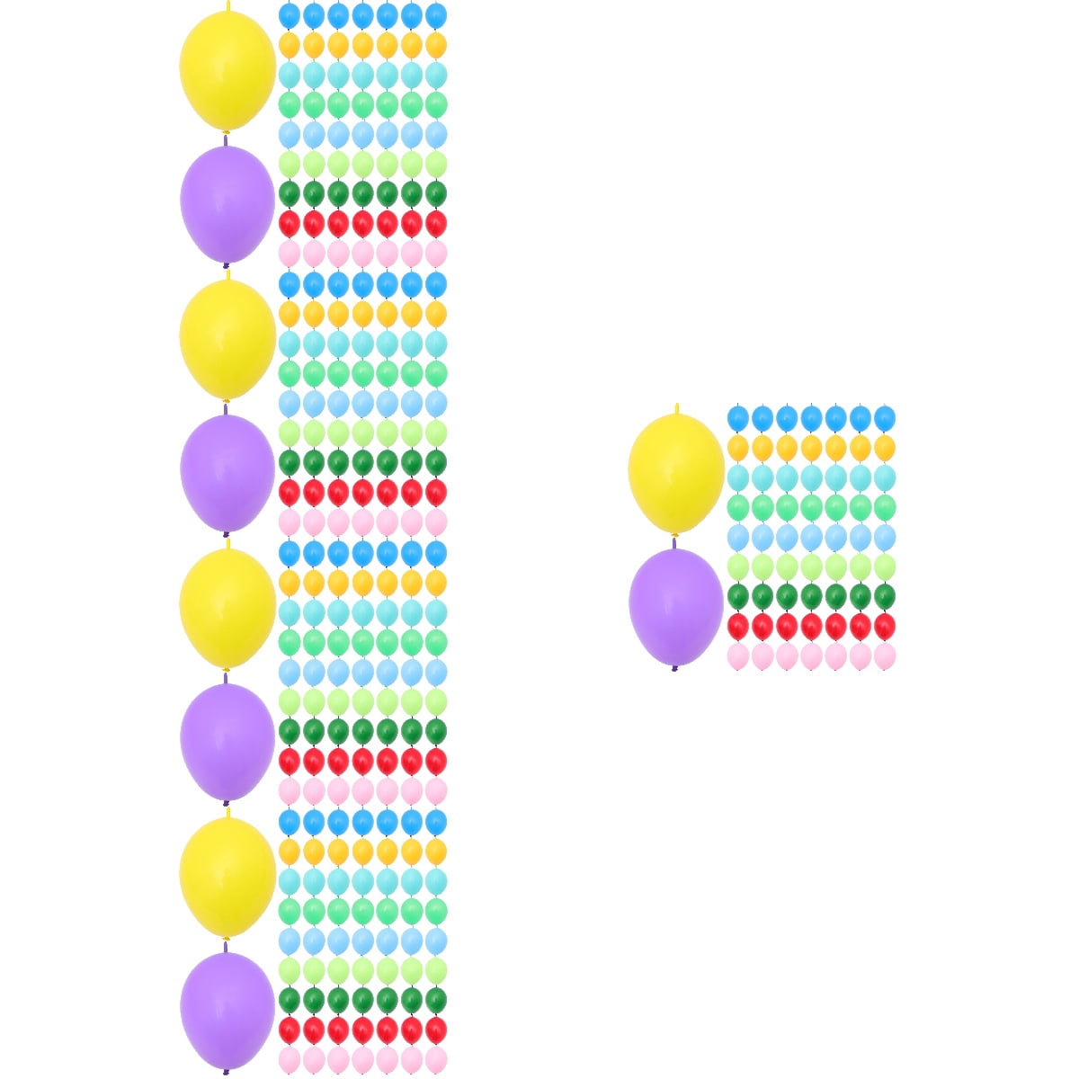 MLINS 500 pcs Balloons Birthday Party Balloons Baby Shower Latex ...