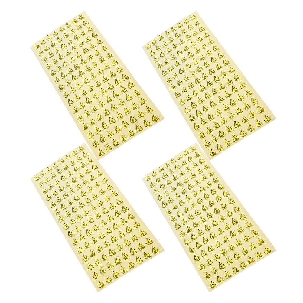 MLINS 500pcs Battery Caution Signs Warning Stickers Self Adhesive ...