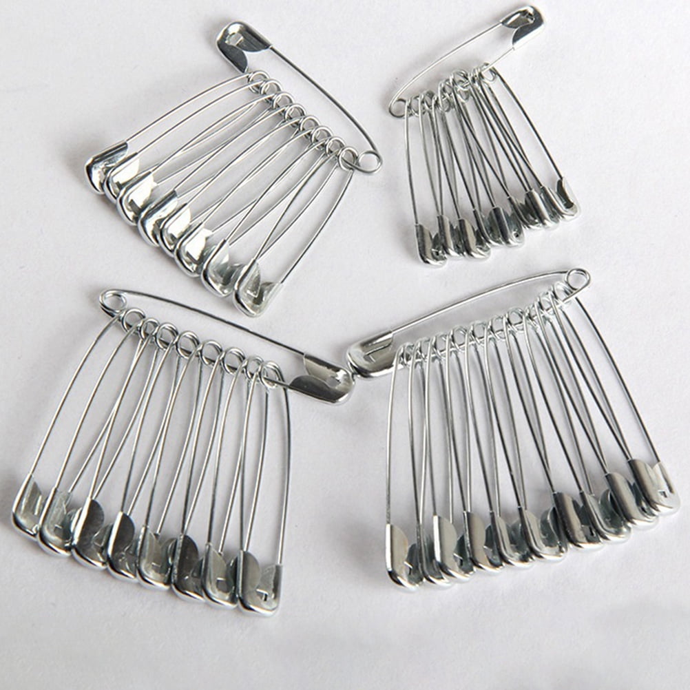 MLINS 500pcs Pin Iron Safety Needle Safety Steel Brooch for Cardigan ...