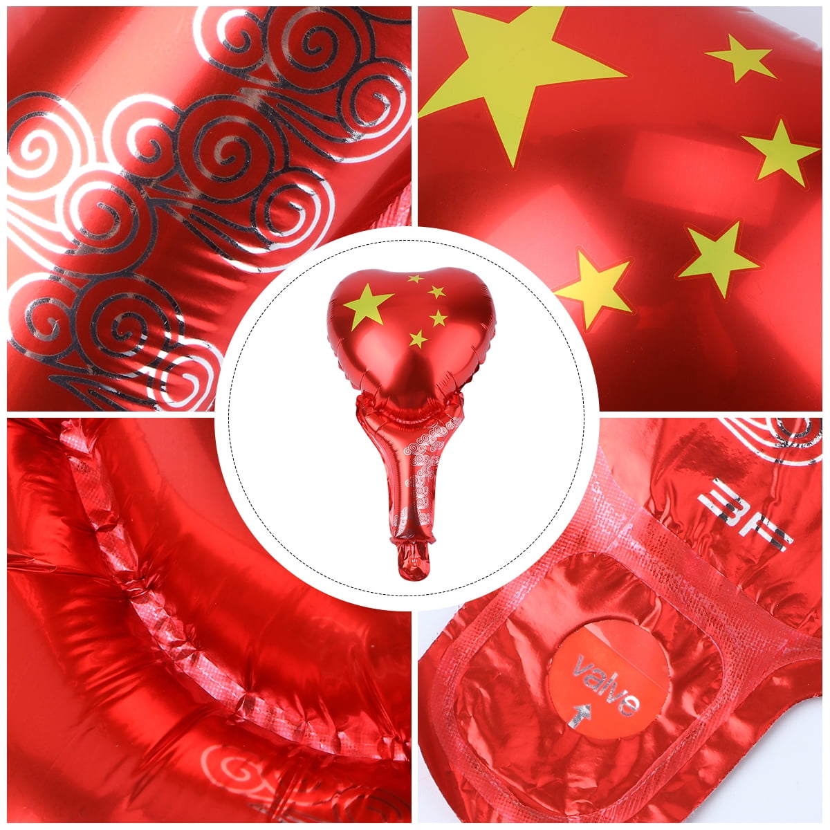 MLINS 50Pcs Decorative Festival Balloons Creative Handheld Balloons for ...