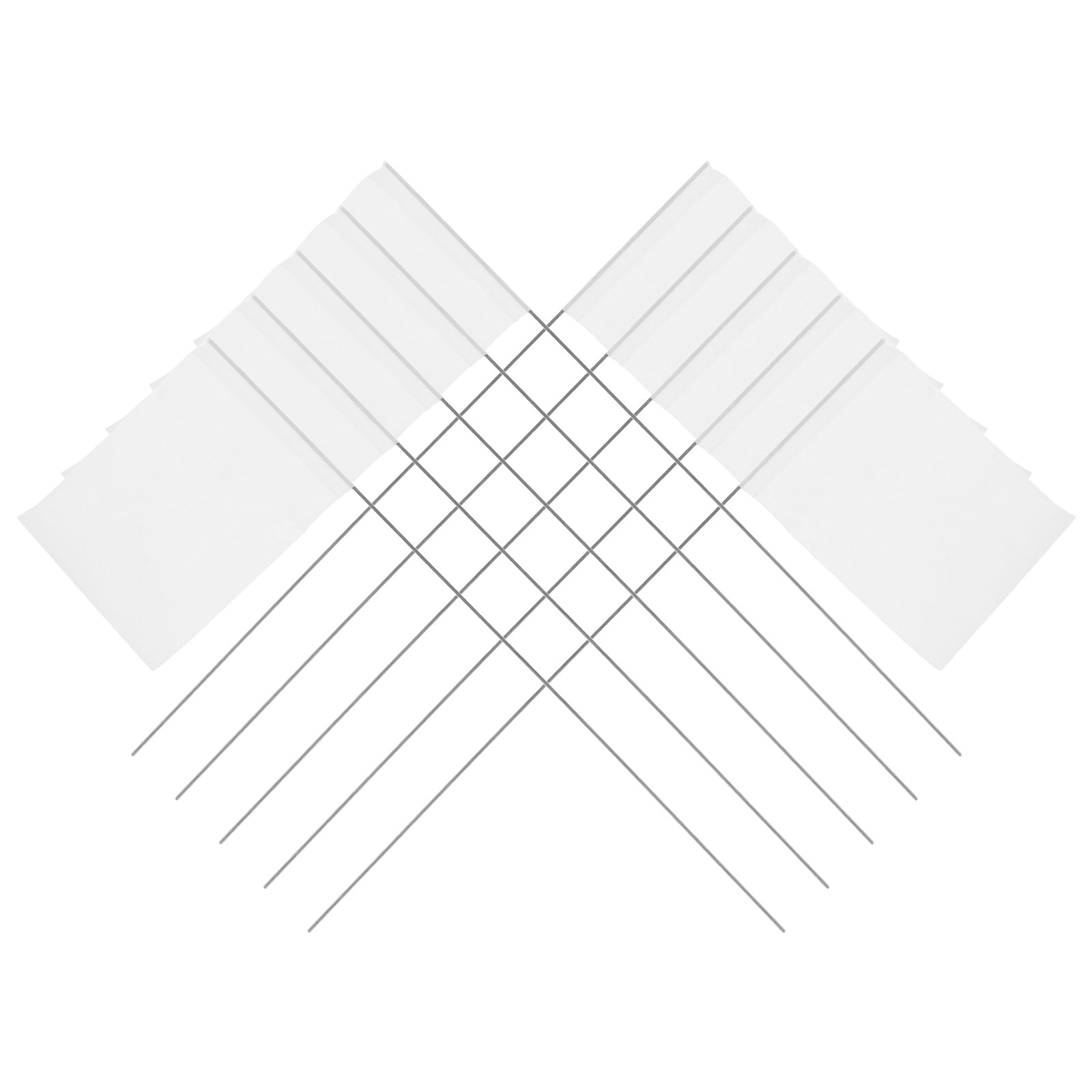 MLINS 50Pcs Irrigation Flags Lawn Garden Marking Flags Landscape Flags ...