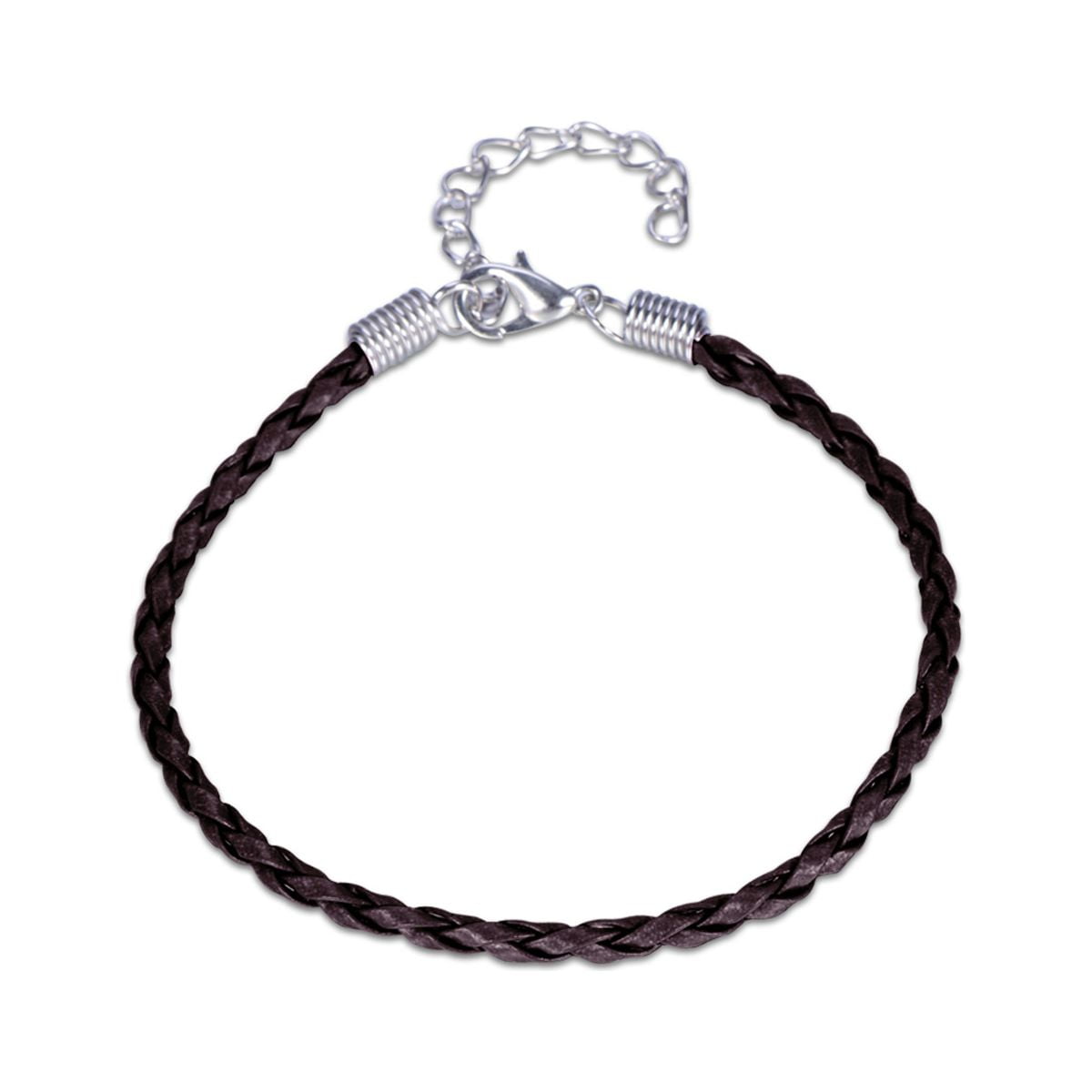 MLINS 50pcs 3MM Bracelet Making Cord Multi Color Leather Plaited ...