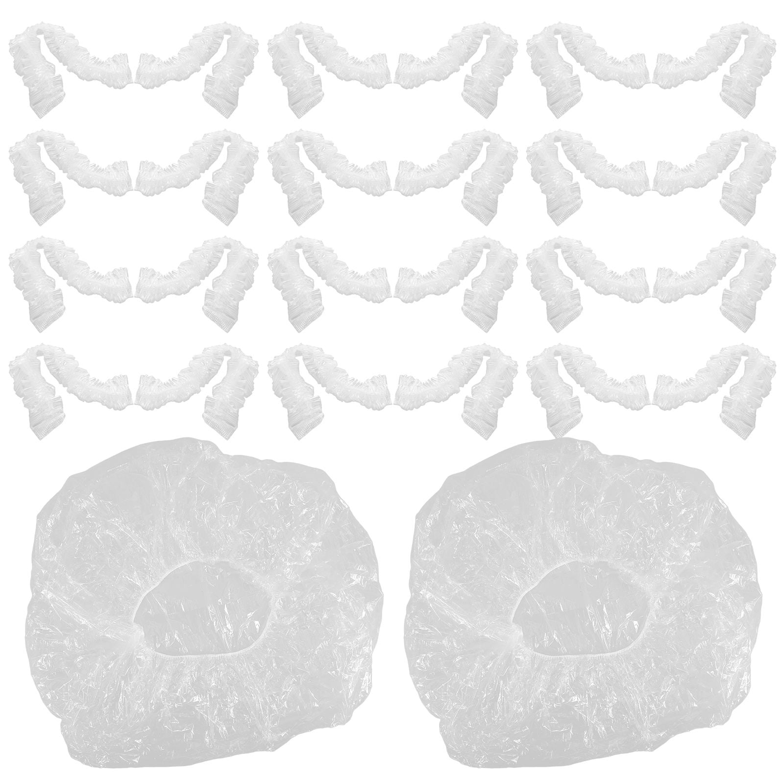 MLINS 50pcs Clear Plastic Foot Bath Liners For Foot Soaking Disposable ...