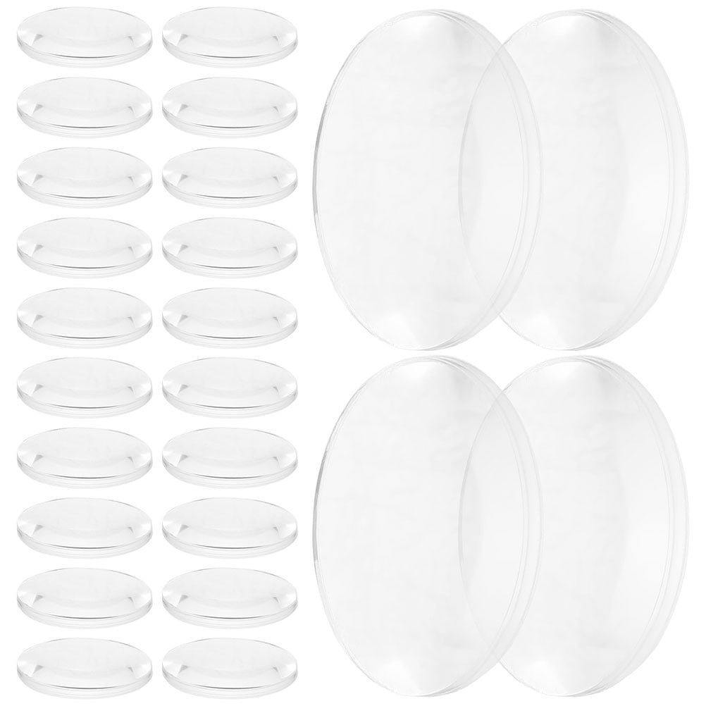 MLINS 50pcs Double Convex Lens Science Experiment Teaching Lens Physics ...