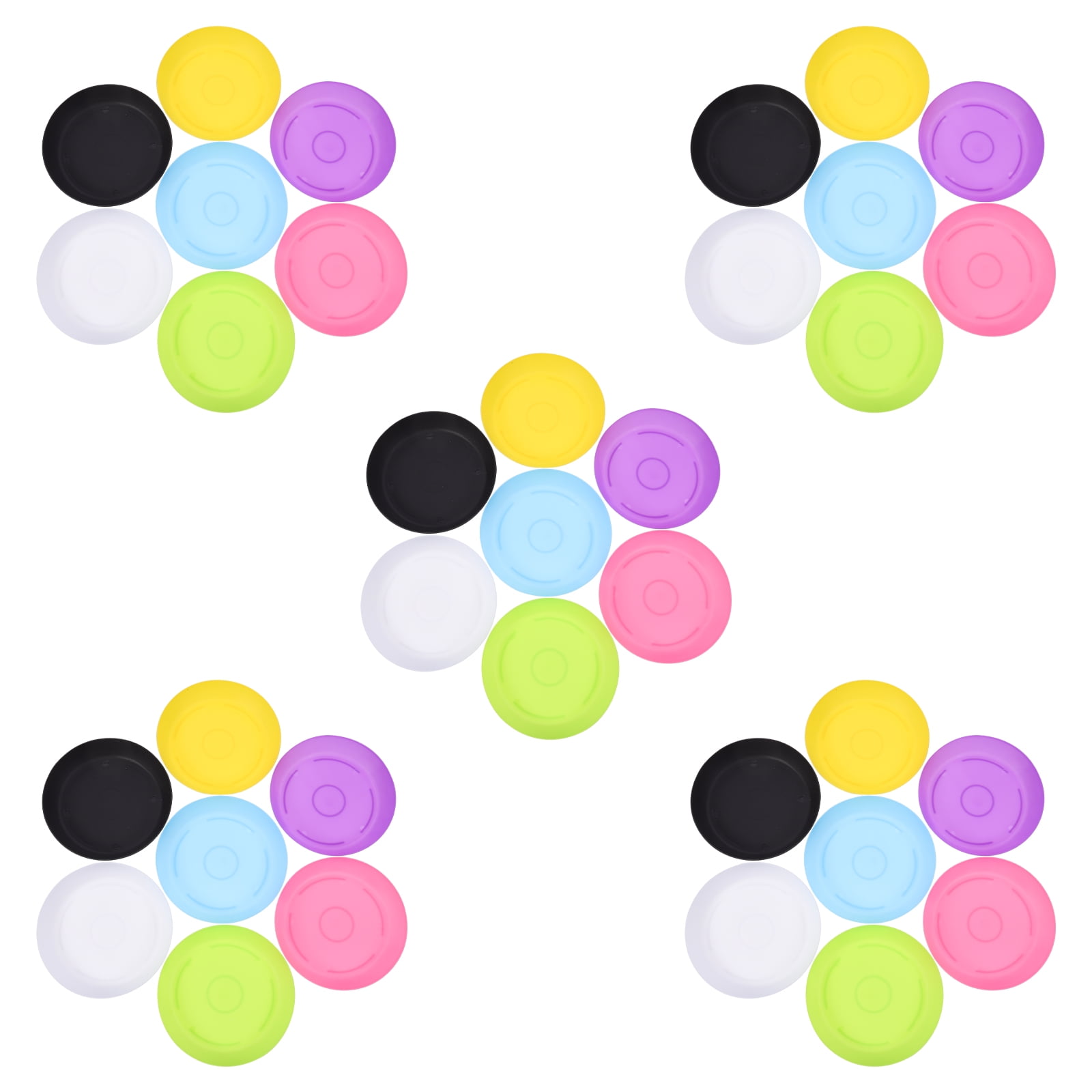 MLINS 50pcs Flower Pot Base Tray Plastic Flower Pot Plate Round Flower ...