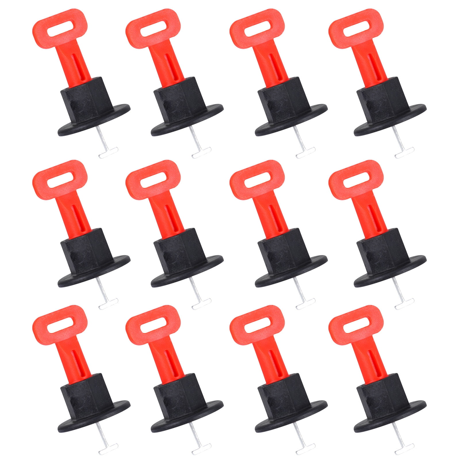 Mlins 50pcs Manual T Type Floor Ceramic Tile Leveler Wall Tile Positioning Regulator
