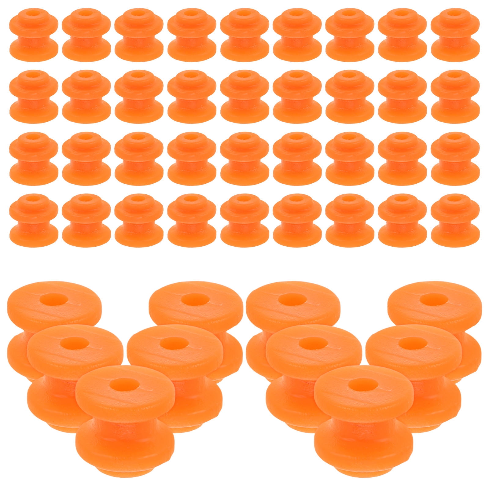 MLINS 50pcs Pulley Wheel Groove Plastic Belt Pulley Mini Gear Motor ...