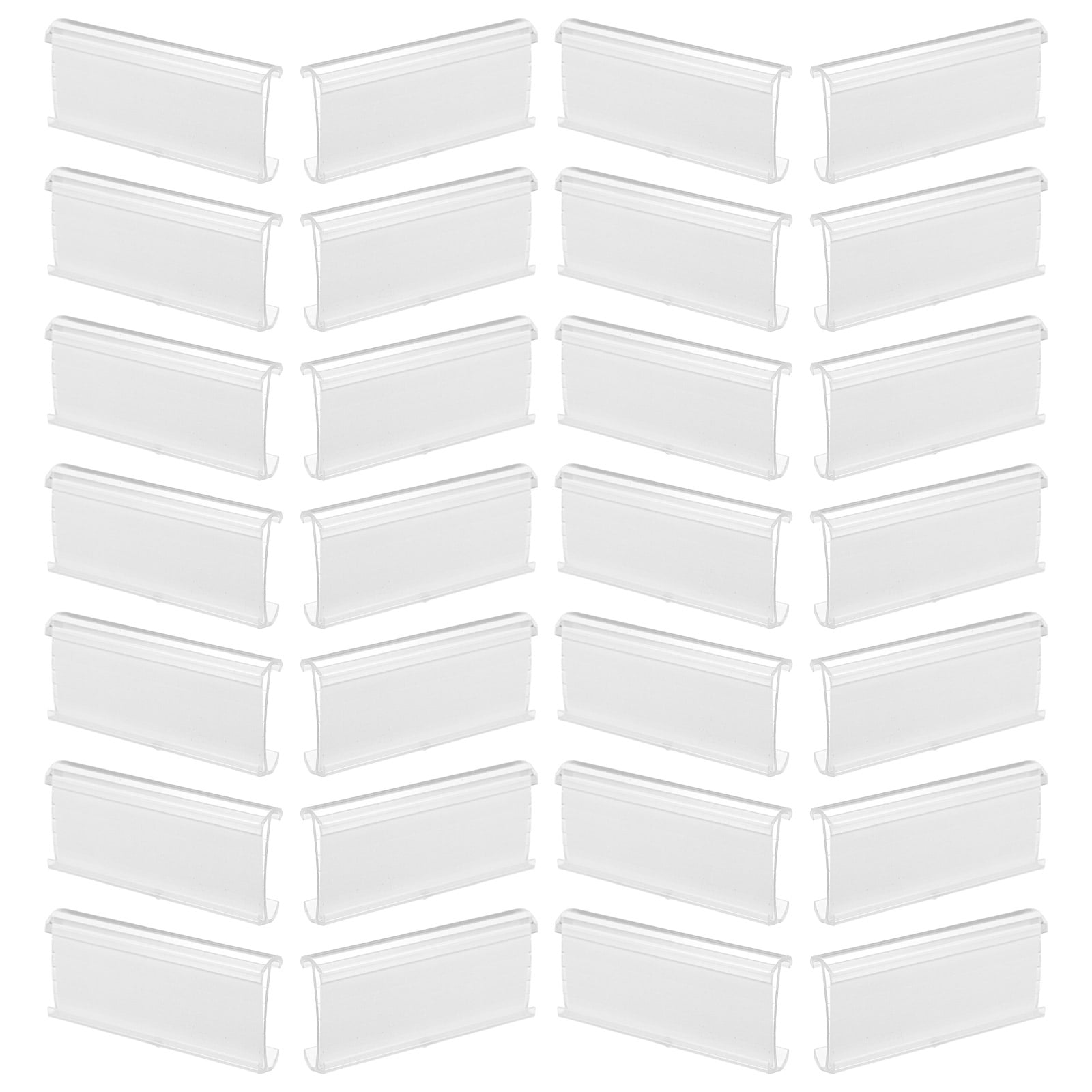 MLINS 50pcs Retail Price Label Holders Transparent Sign Holders ...