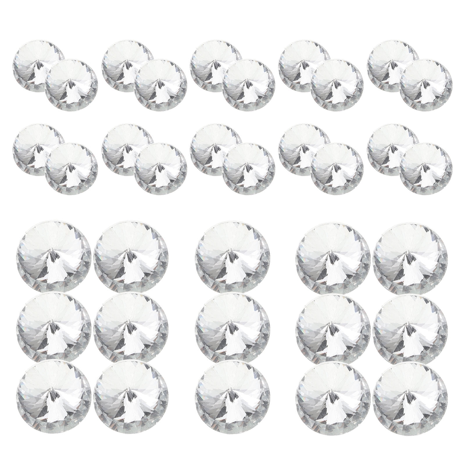 MLINS 50pcs Sofa Sew On Acrylic Buttons Small Buttons Sofa Sewing ...