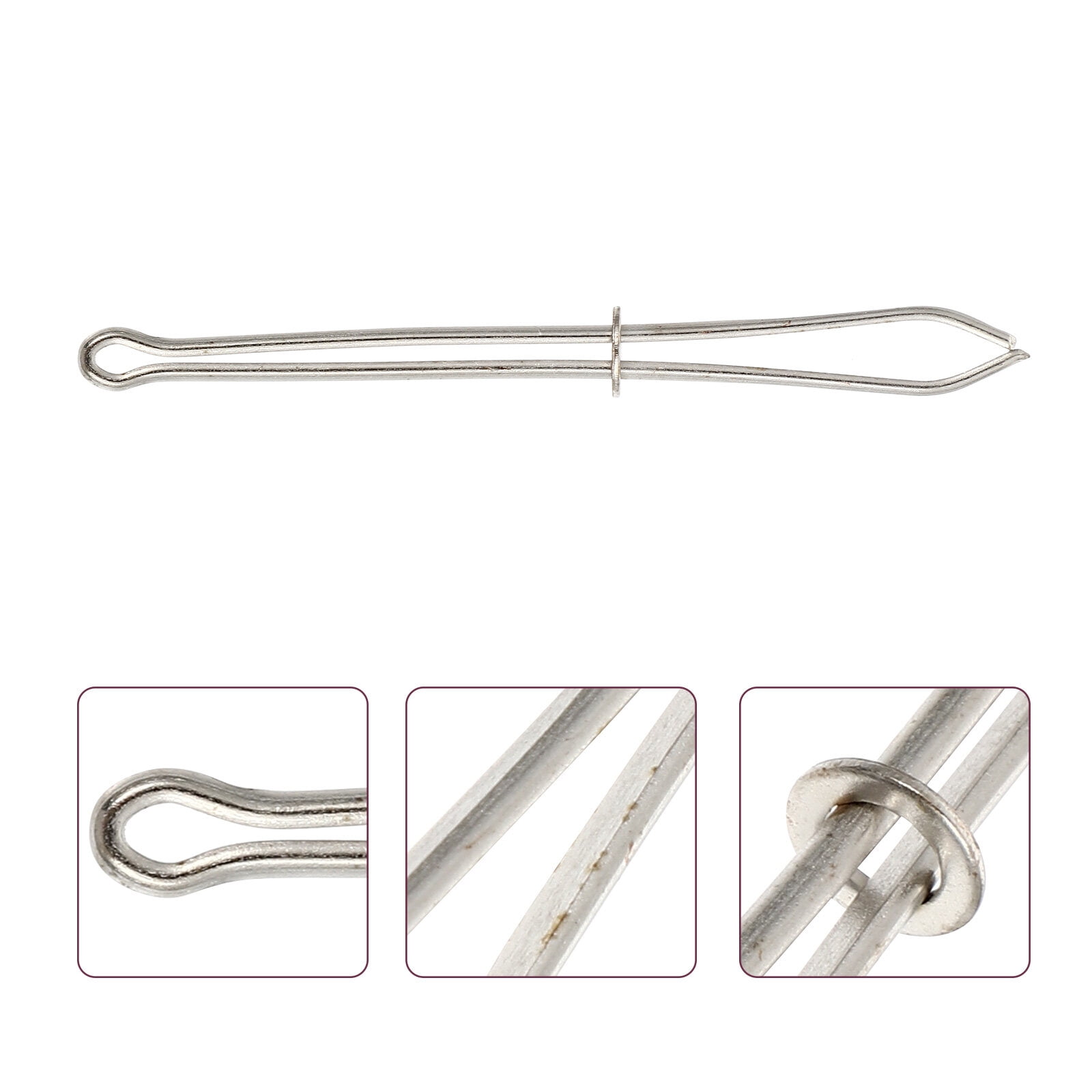 MLINS 50pcs Wear Rope Threading Needle Sewing Utility DIY Tools ...