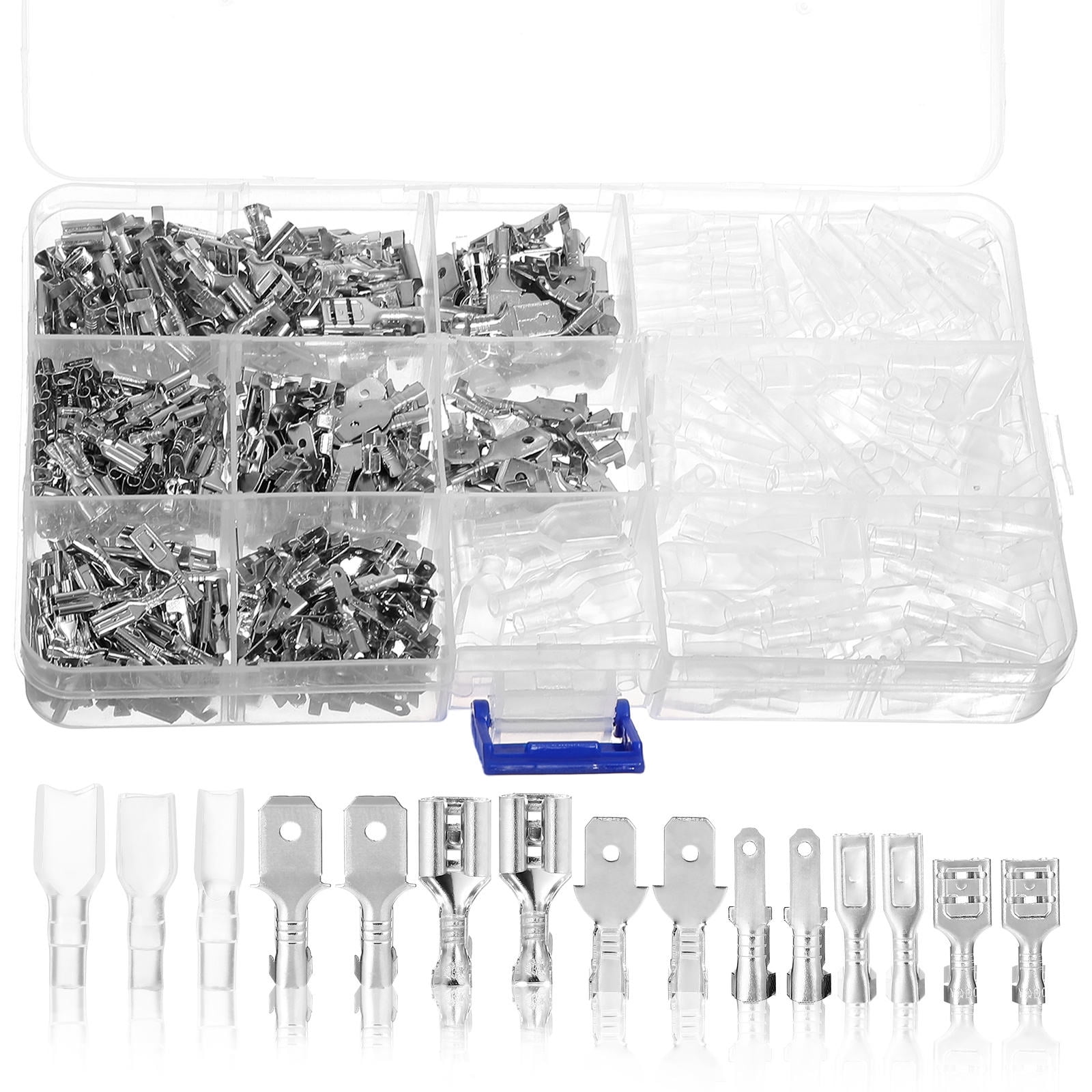 MLINS 540 Pcs Spade Connectors For Wiring Male Female Wire Connector ...