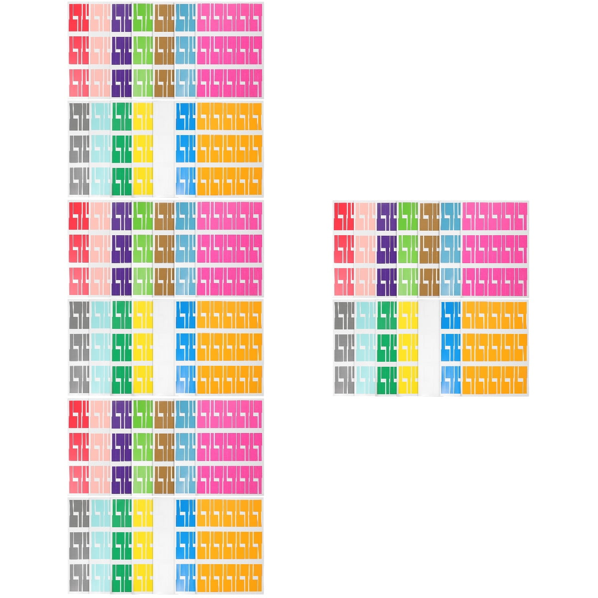 MLINS 56 Sheets of Wire Labels Cable Labels Adhesive Cable Tags ...