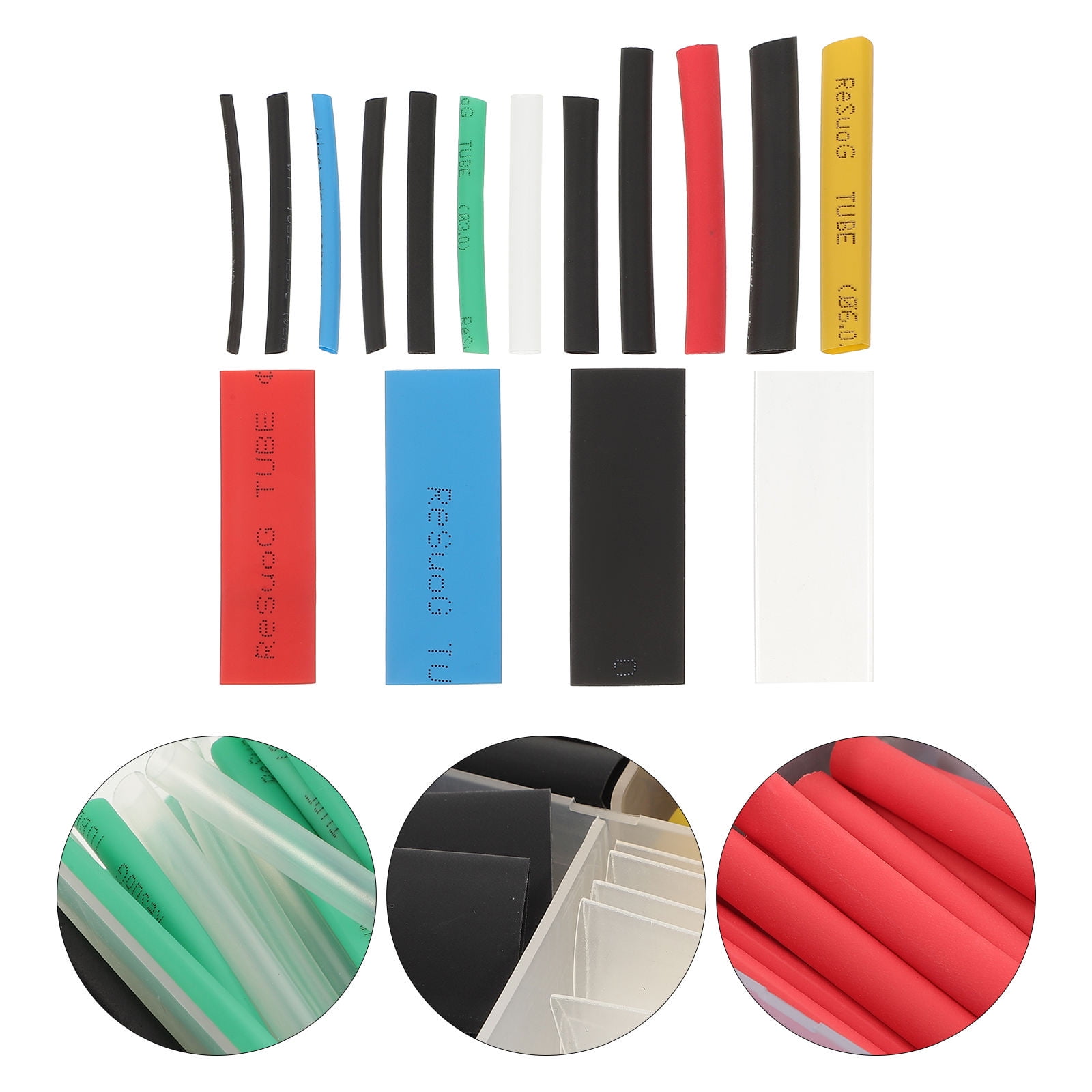 MLINS 580pcs Assorted Color Heat Shrink Tubing PVC for Home Use with ...