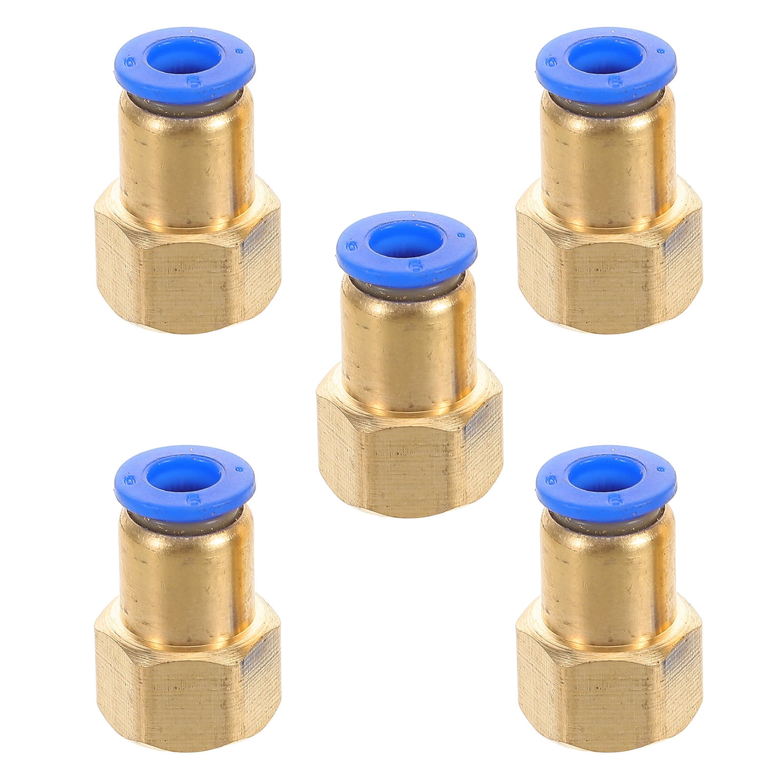 MLINS 5PCS Air Quick Joint Fittings Copper Quick Connectors for Air ...