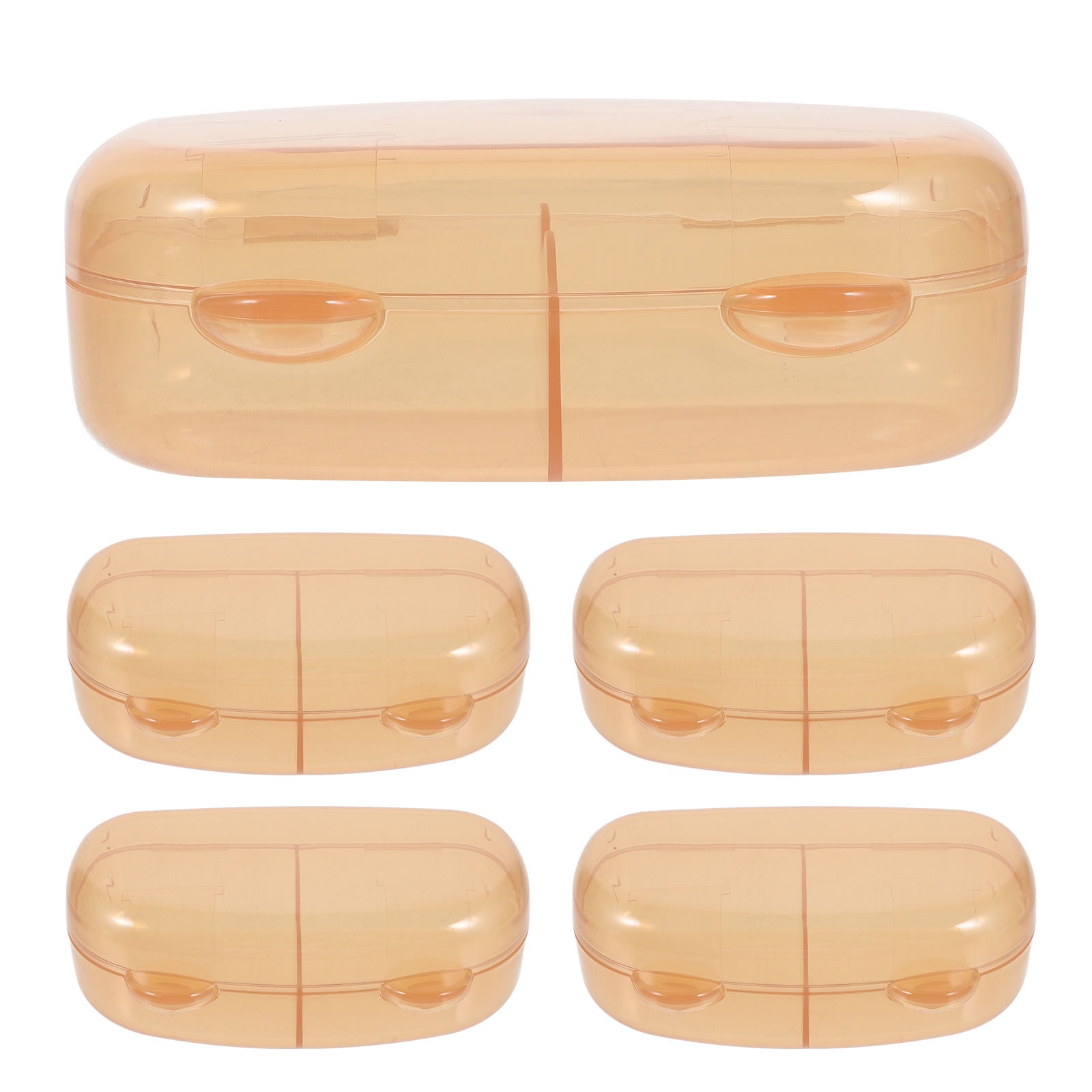 MLINS 5Pcs Convenient Soother Case Household Pacifier Box Lidded ...