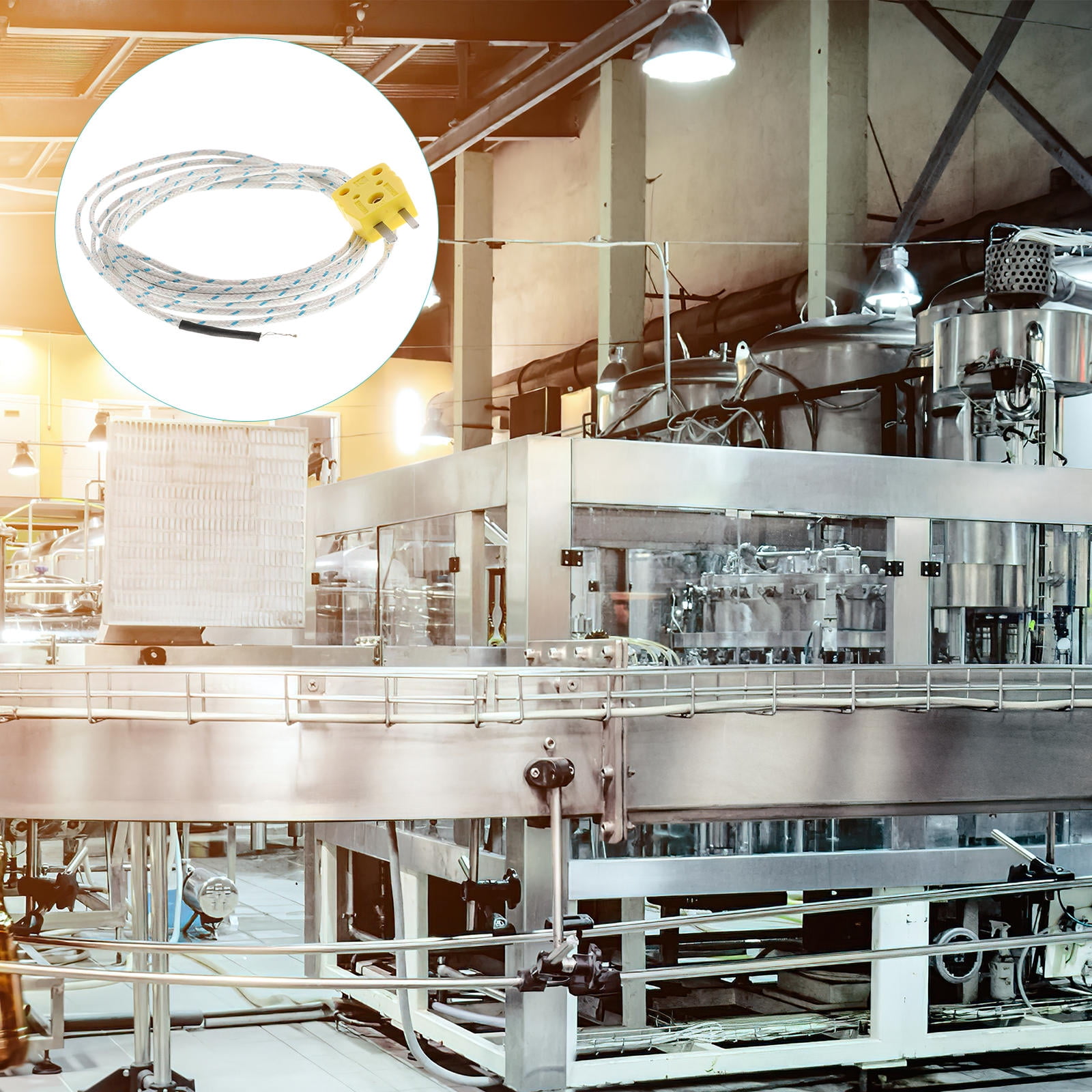 PTOOTP Mlins 5pcs K Type Thermocouple Glass Fiber - Walmart.com