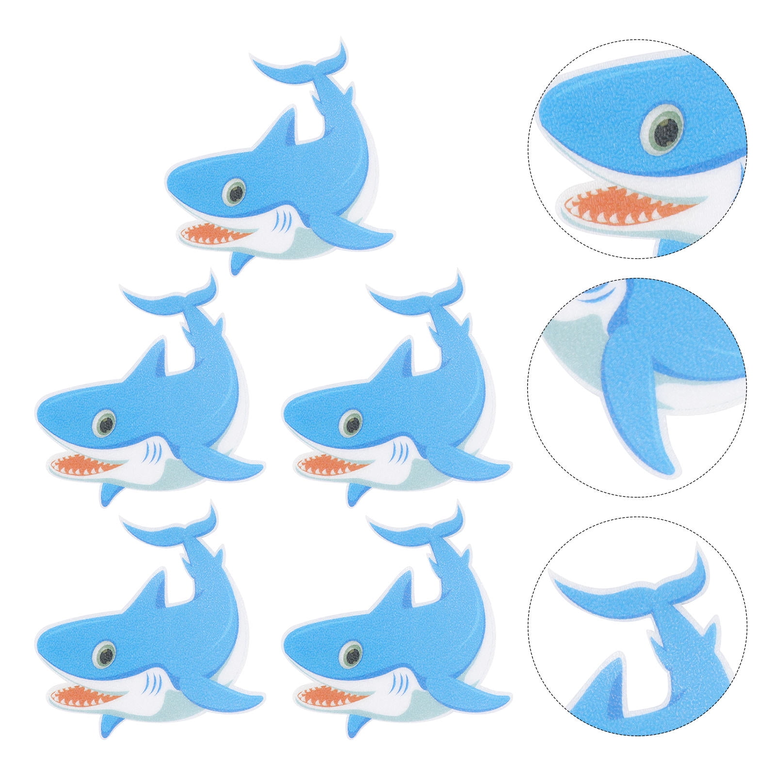 MLINS 5Pcs Non Slip Bathroom Stickers Adhesive Bathtub Decals Cartoon ...