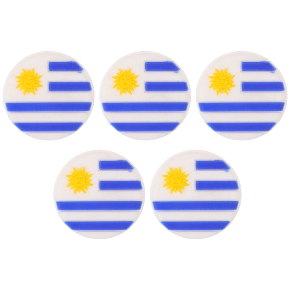 MLINS 5Pcs Tennis Racket Dampener National Flag Tennis Dampener ...