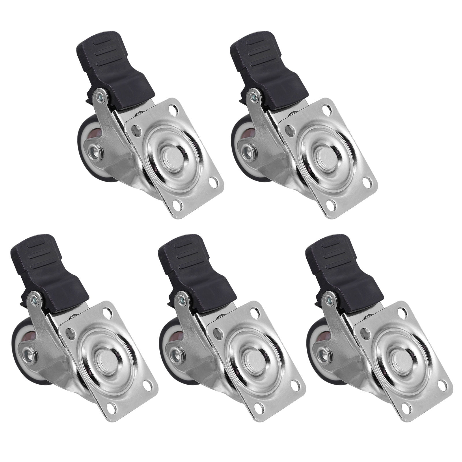 MLINS 5pcs 1 Inch Threaded Stem Mount Castors Moving Swivel Casters ...