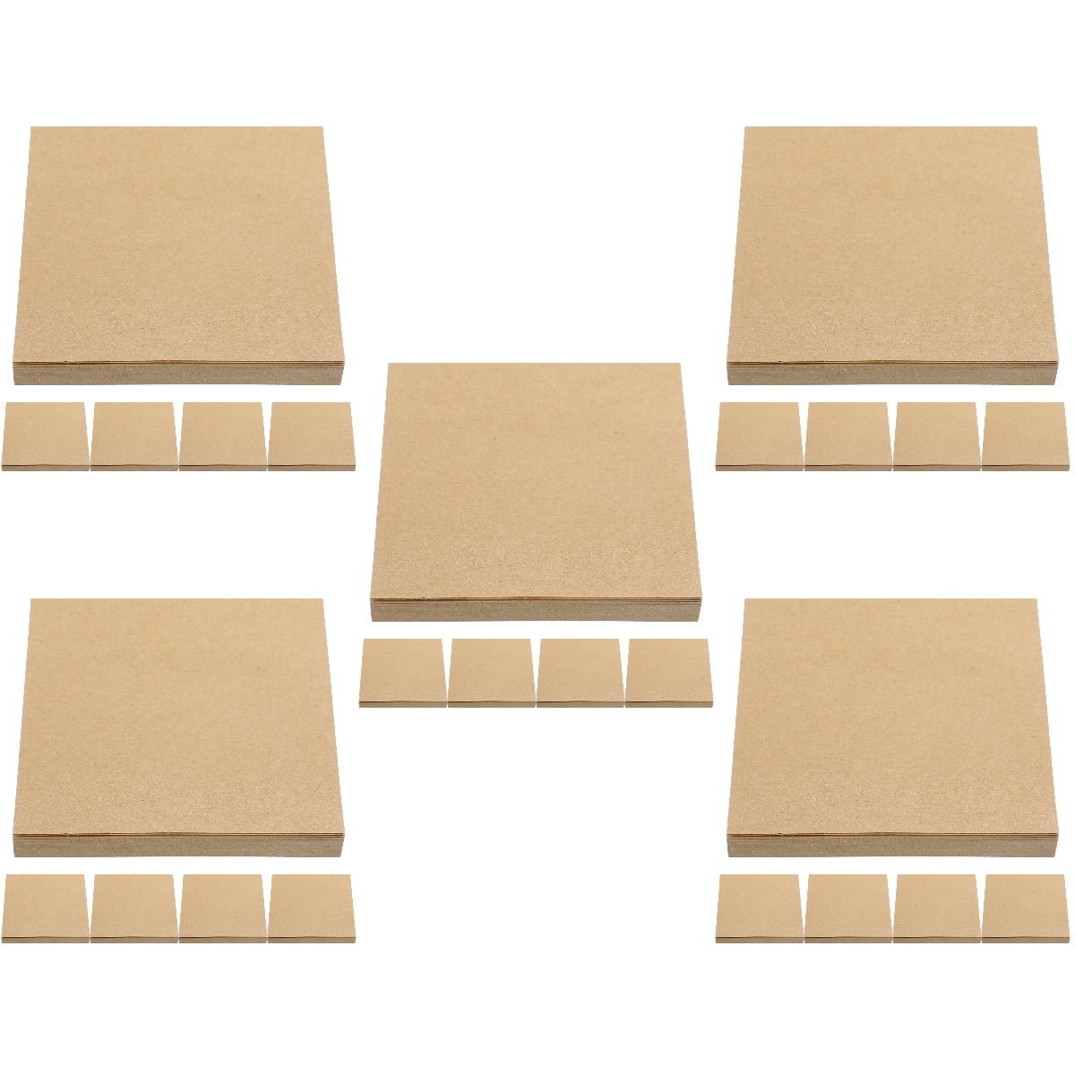 MLINS 5pcs 5 Books Memo Pads Pocket Note Pads Tearable Memo Stickers ...