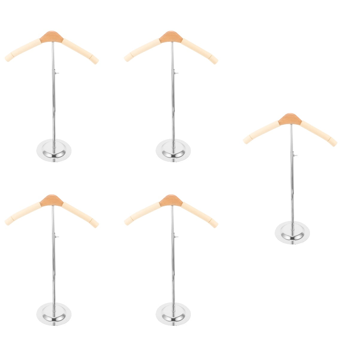 MLINS 5pcs Adult T Shirt Display Stand Shirt Rack Women Clothing Hanger ...