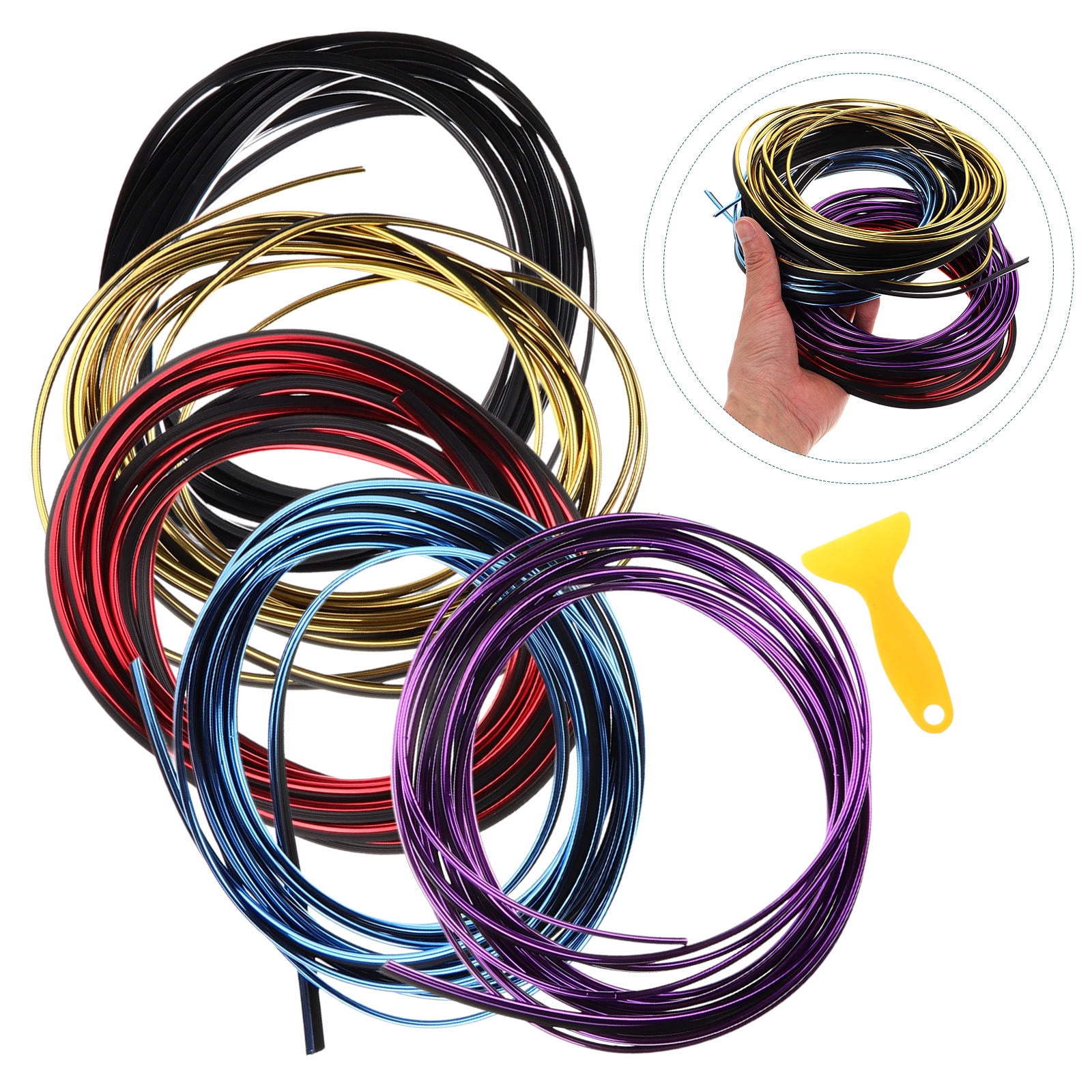 MLINS 5pcs Automotive Decorative Strips Car Dashboard Air Vents ...