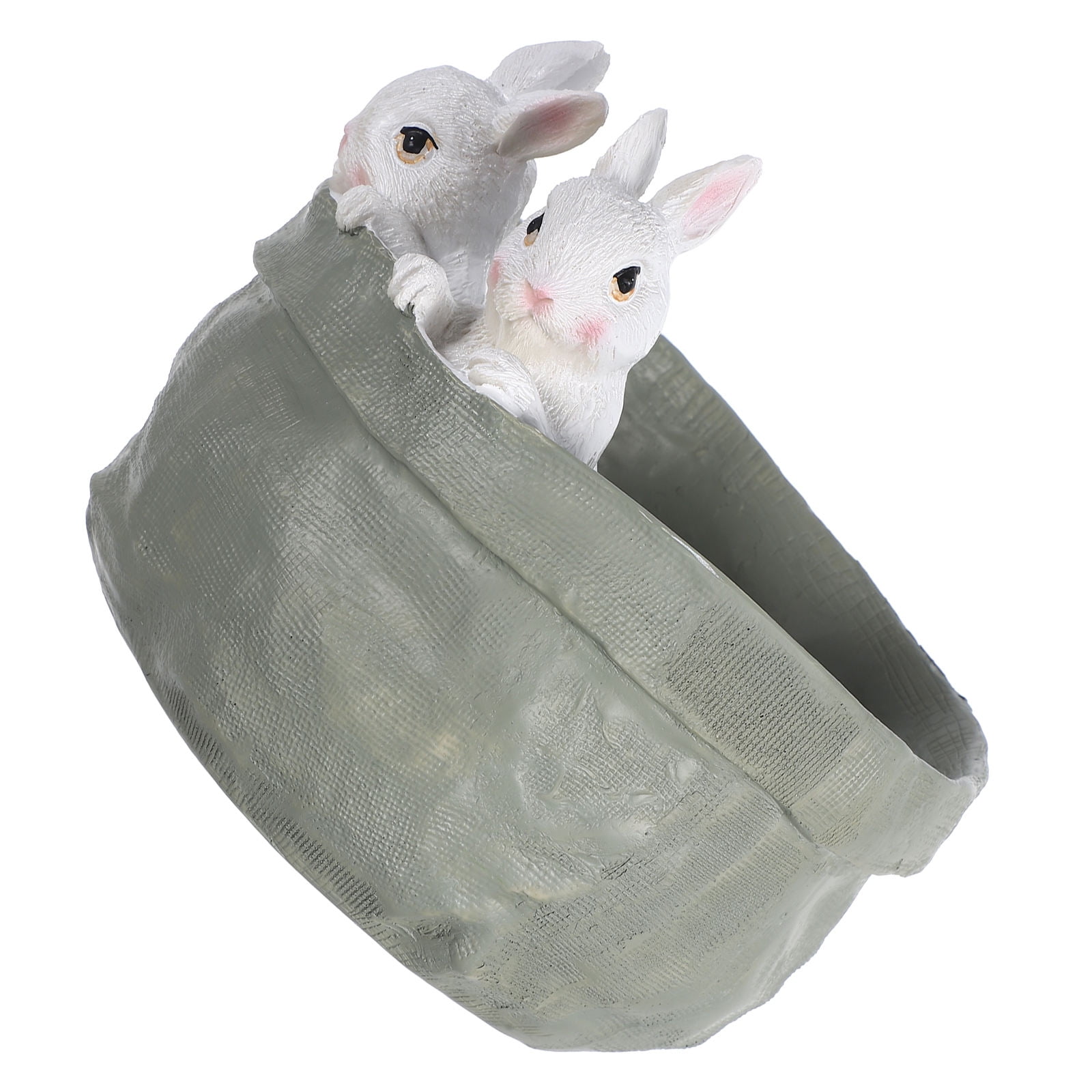 MLINS 5pcs Bunny Succulents Planter Pot Easter Rabbit Decor Flowerpot ...