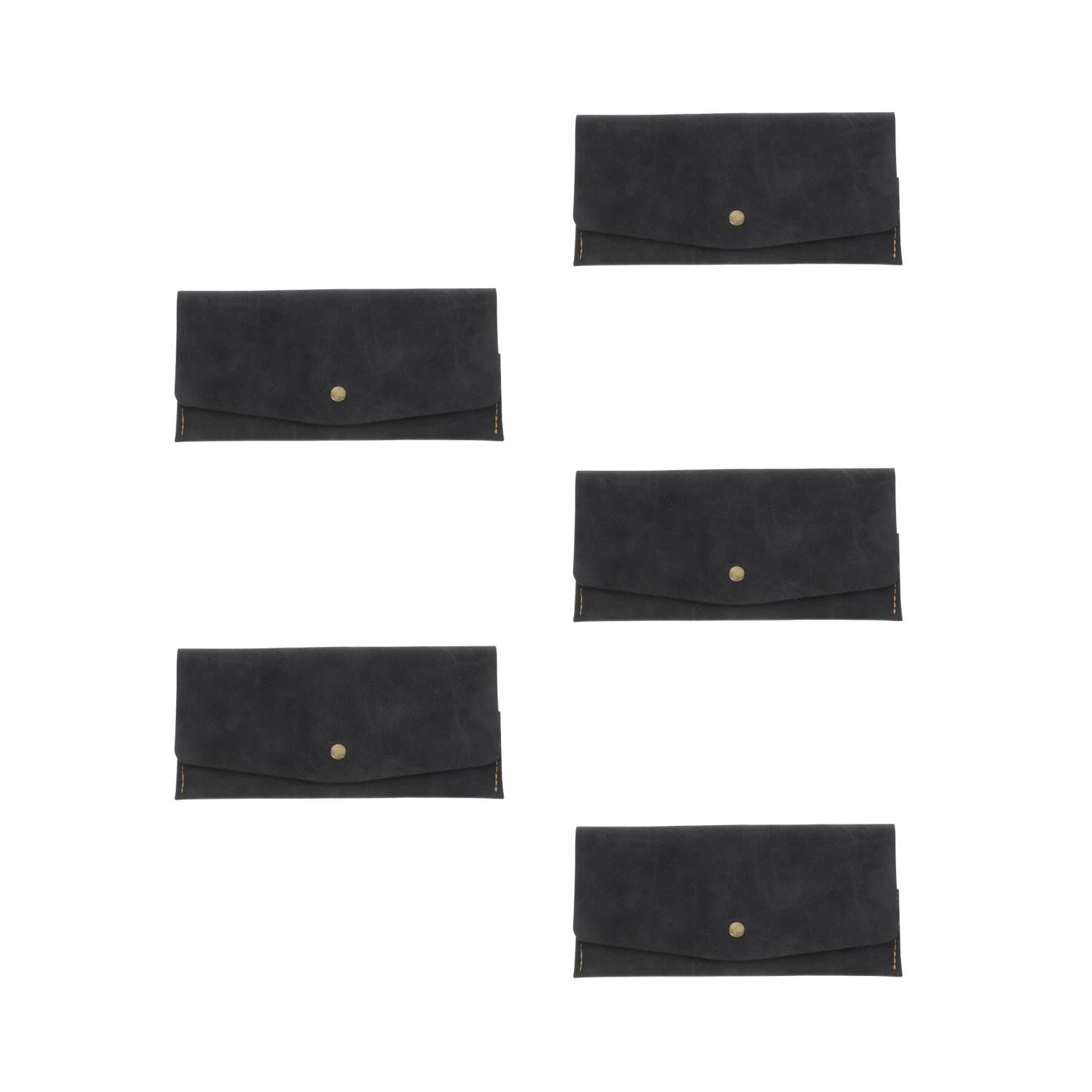 MLINS 5pcs Cash Envelope Wallet Pu Planner Cash Envelopes Reusable ...