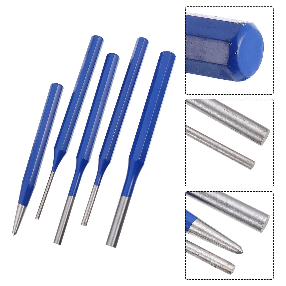MLINS 5pcs Center Punch Positioning Punch Cylindrical Puncher Drilling ...