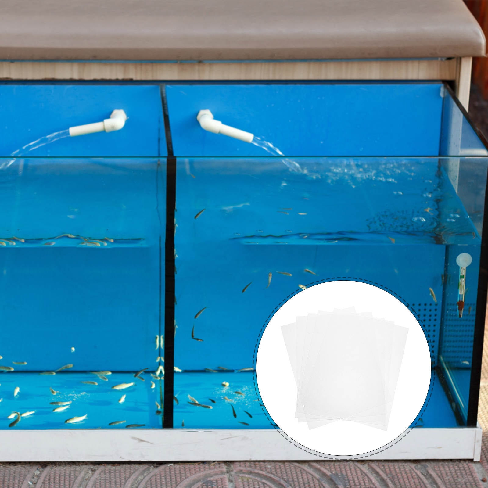 MLINS 5pcs DIY Miniature Diorama Water Texture Sheet For Lake Scene And ...