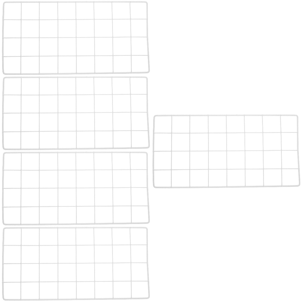 MLINS 5pcs DIY Wire Wall Grid Photo Grid Panel Grids Panel Photo ...