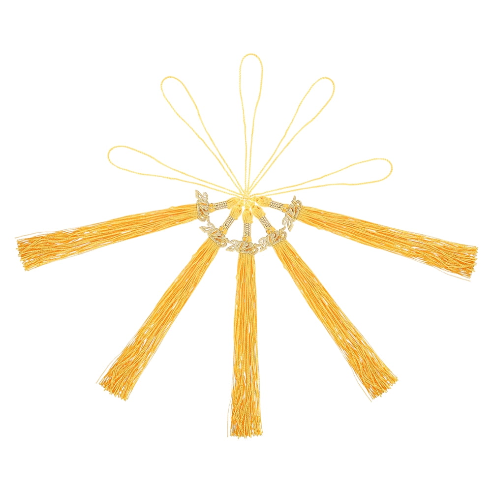LIFKOME Graduation Tassel Charm Golden 5Pcs Diy Tassels For Graduation ...