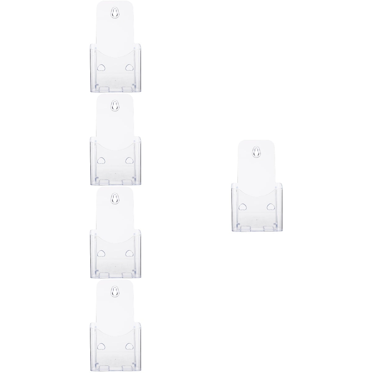 MLINS 5pcs Document Holder Transparent Brochure Booklet Holder Office ...