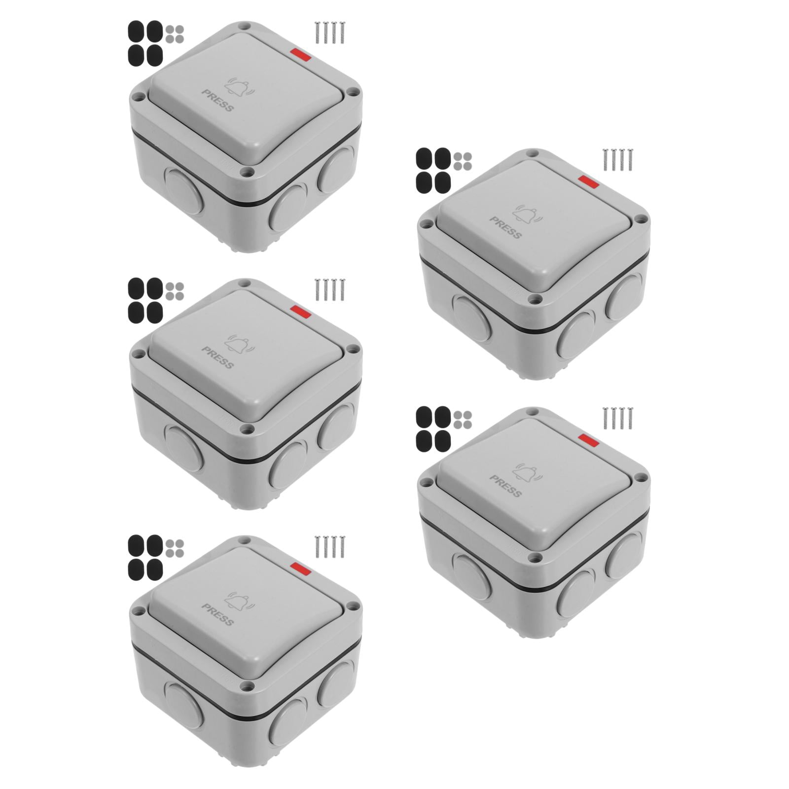 MLINS 5pcs Garage Door Button Push To Start Button Wall Push Button ...