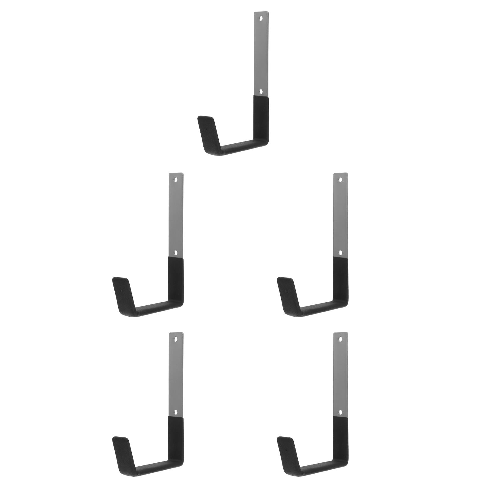 MLINS 5pcs Heavy Duty Wall Hook Metal Screw On Hook Garage Wall Mount ...
