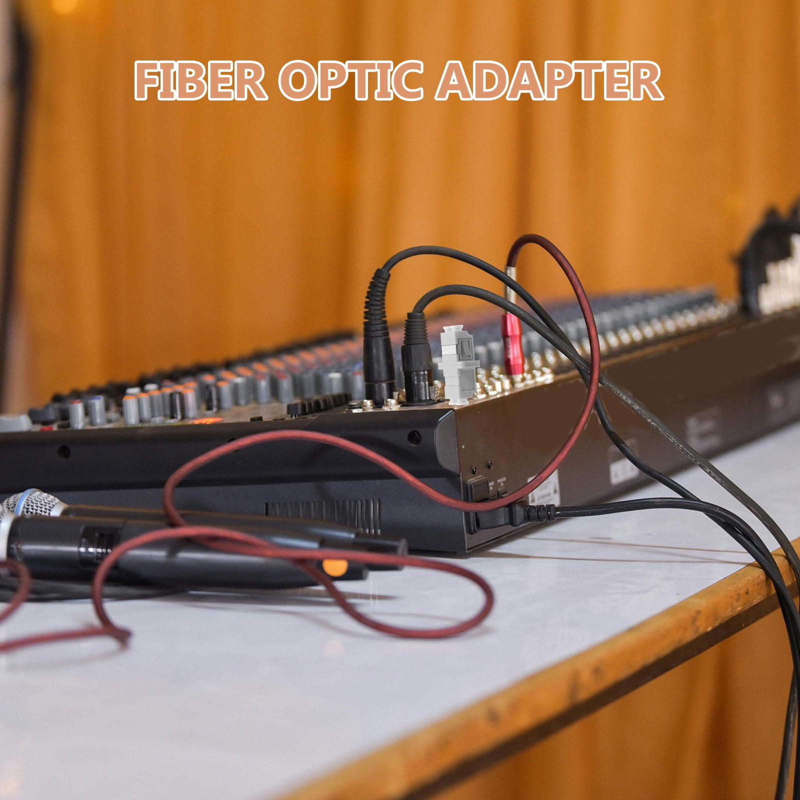 MLINS 5pcs LC Fiber Adapter LC to LC Connectors Fiber Coupler for Fiber ...