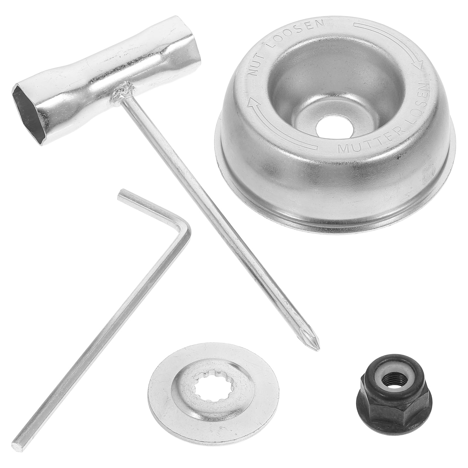 MLINS 5pcs Lawnmower and Brush Cutter Blade Adapter Kit, Universal ...