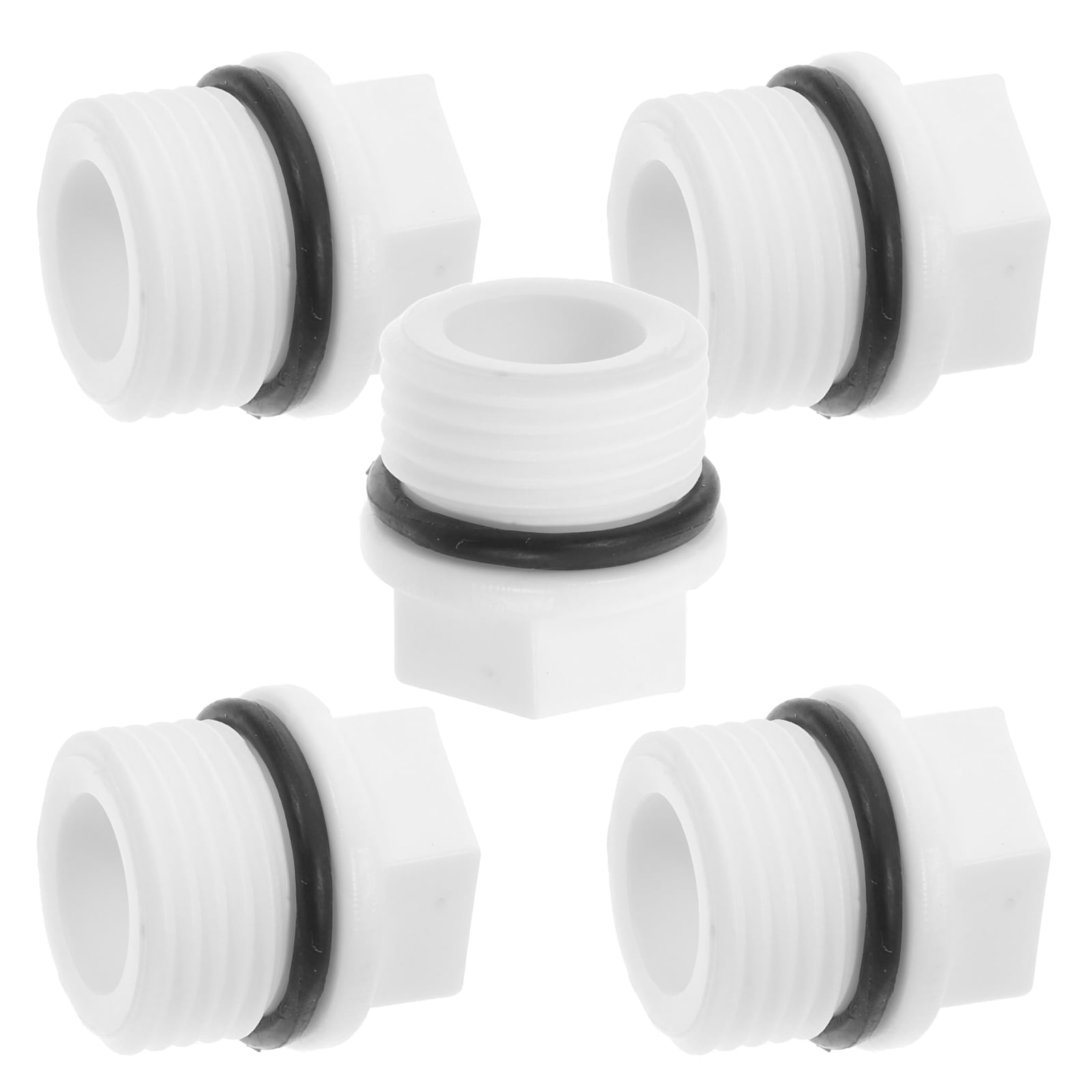 MLINS 5pcs Male Thread PPR Pipe Plug End Cap Set 1/2 Connectors for ...