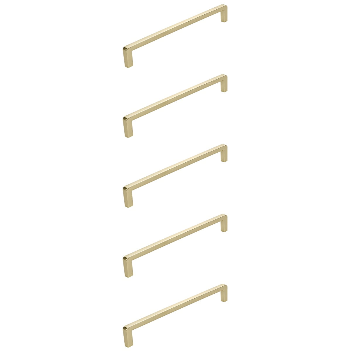 MLINS 5pcs Metal Drawer Door U-Shaped Handle Cabinet Multi-use Pull ...