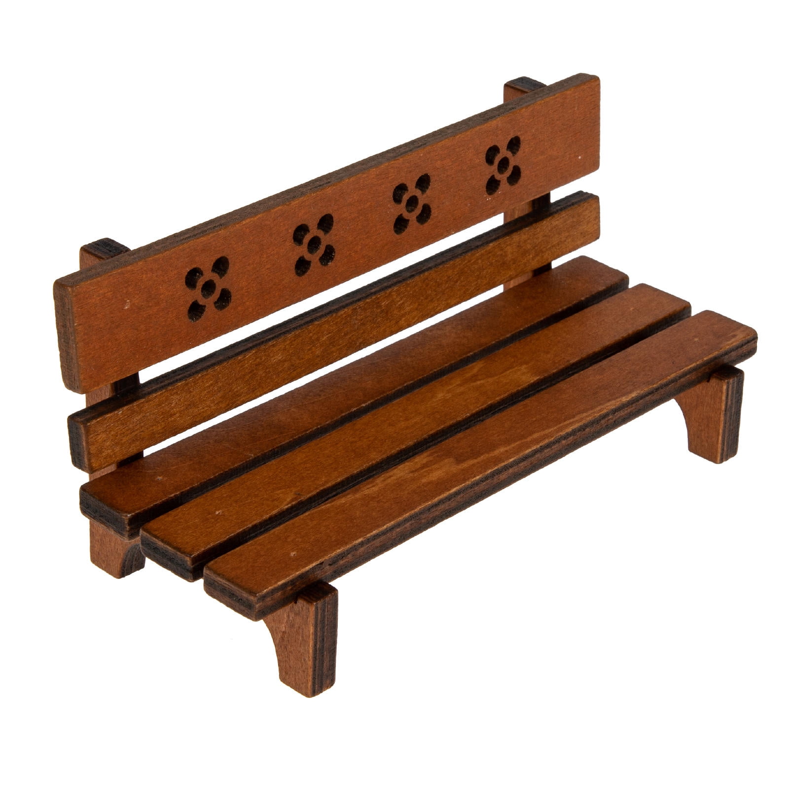 MLINS 5pcs Miniature Park Bench Doll House Miniature Fairy Garden Bench ...