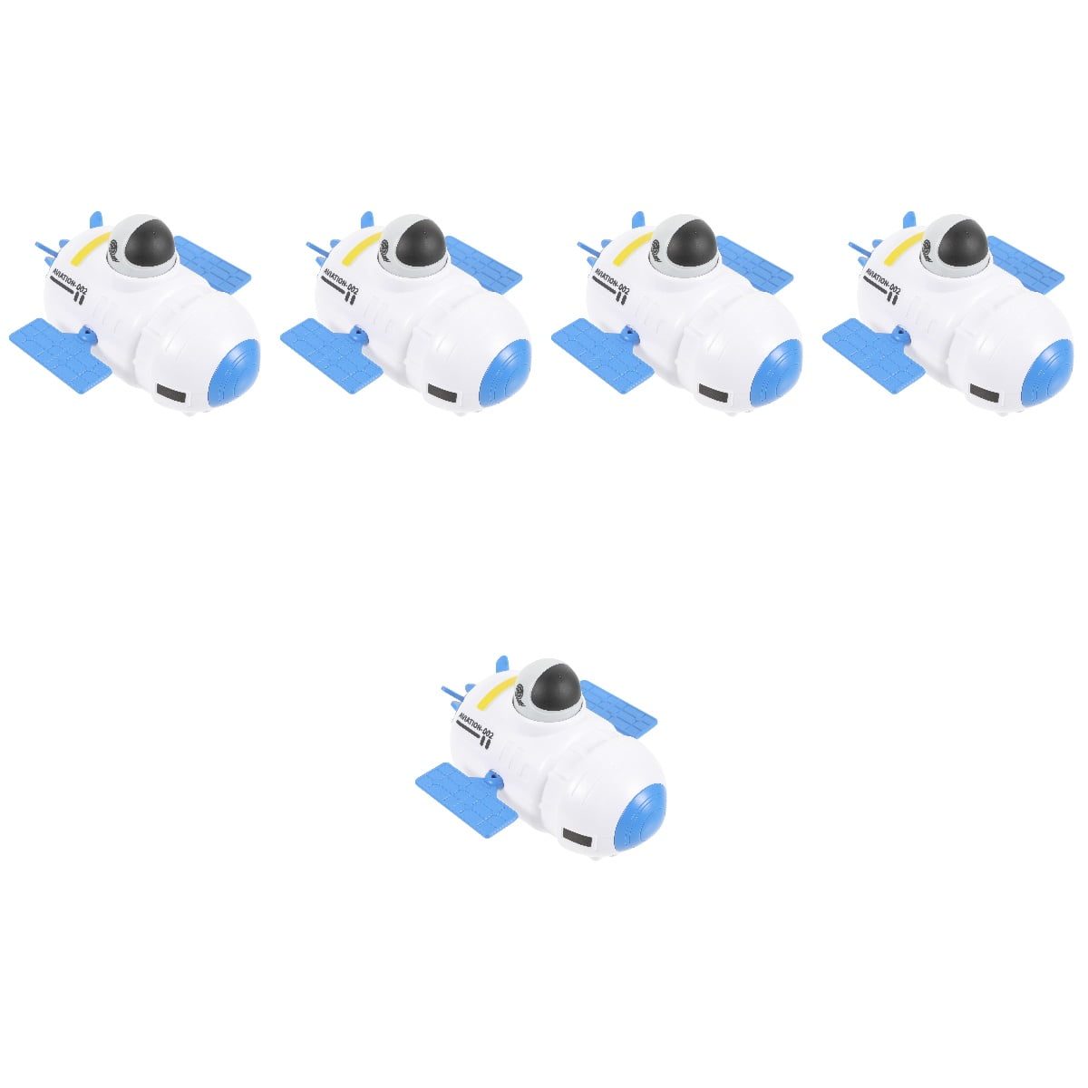 MLINS 5pcs Plastic Rocket Toy Desktop Decor Plastic Aircraft Plaything ...