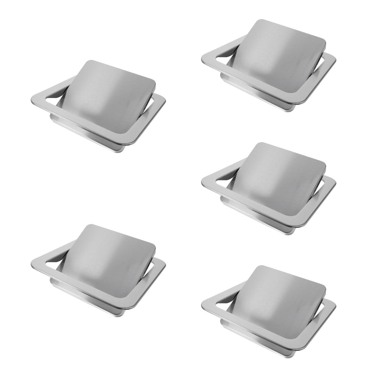 MLINS 5pcs Recessed Counter Top Cover Trash Bin Embedded Type Swing ...