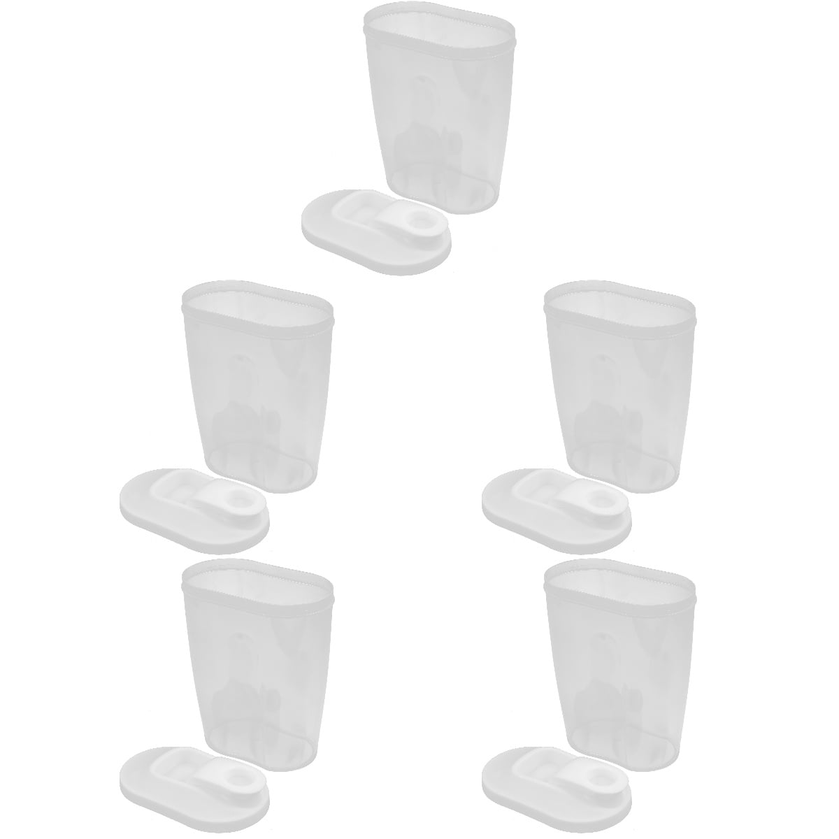 MLINS 5pcs Sealed Grains Holder Sealed Grains Storage Box Powder Holder ...