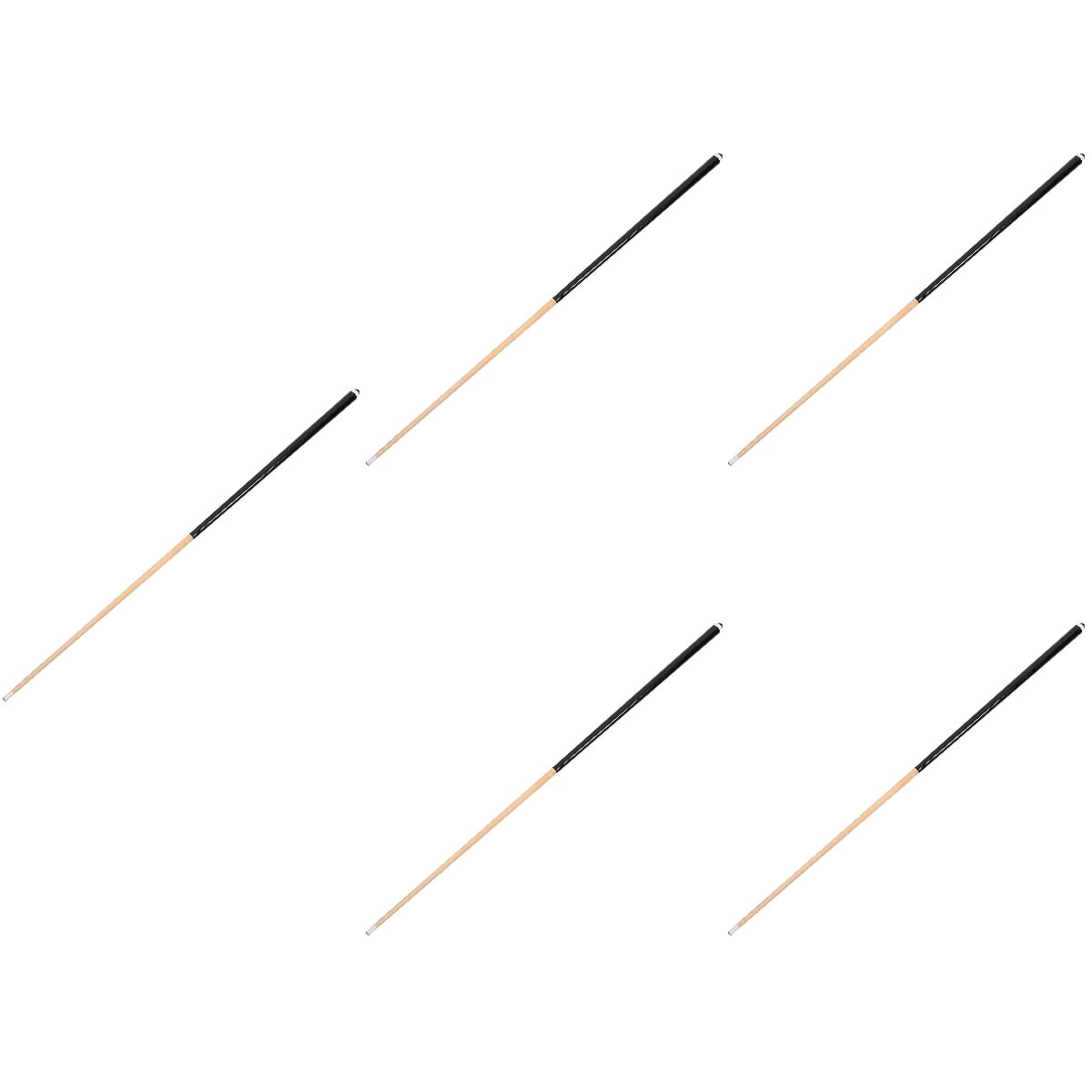 MLINS 5pcs Small Wooden Pool Cue Kids Use Short Pool Stick Portable ...