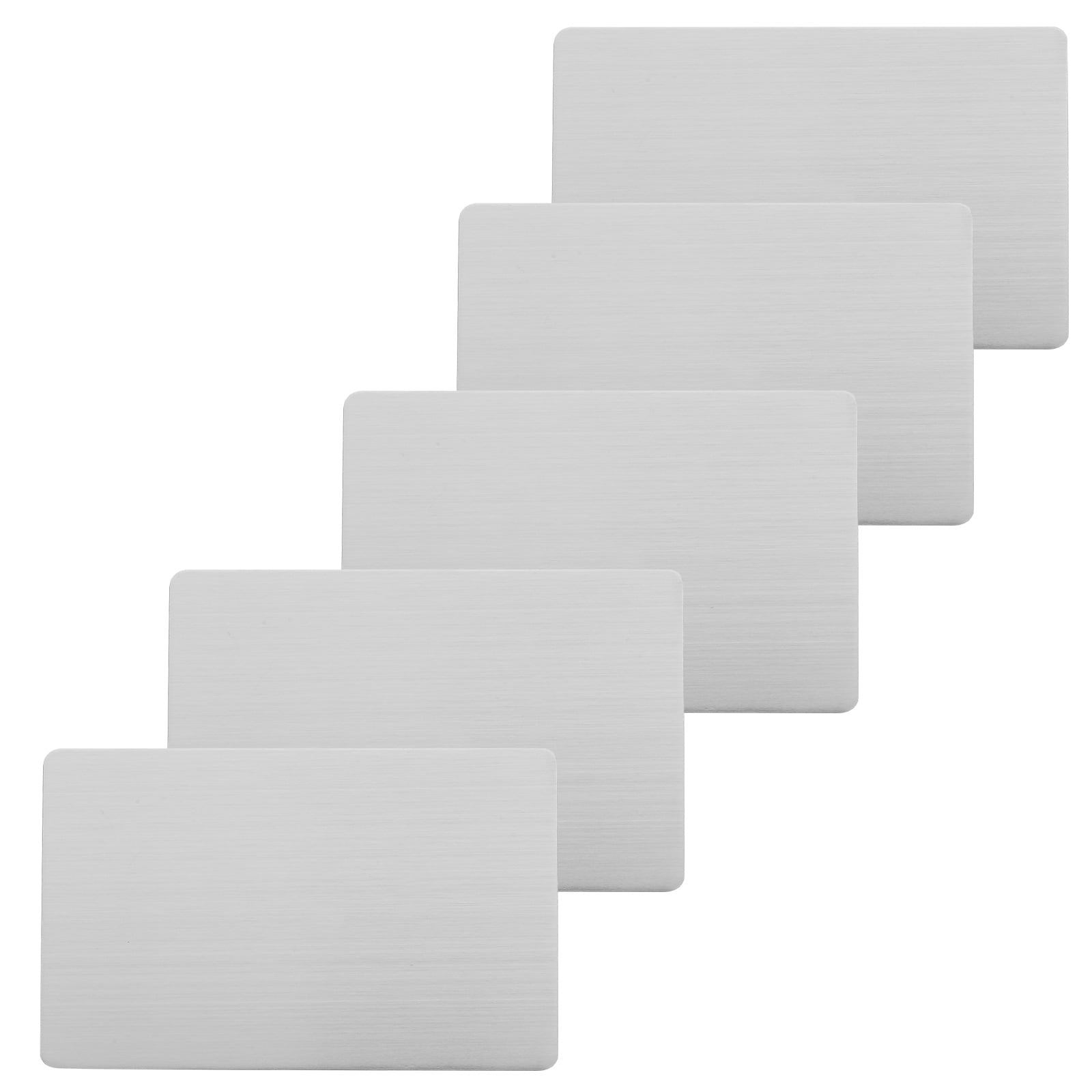 MLINS 5pcs Stainless Steel Engraving Blanks Multipurpose Metal Name ...