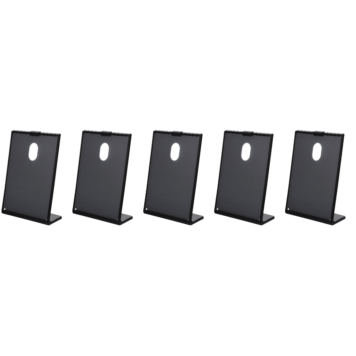 MLINS 5pcs Tabletop Sign Holder Table Menu Display Stand Clear Plastic ...