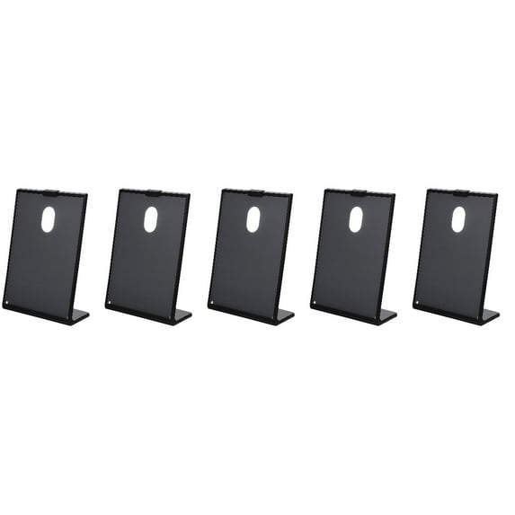 MLINS 5pcs Tabletop Sign Holder Table Menu Display Stand Clear Plastic ...