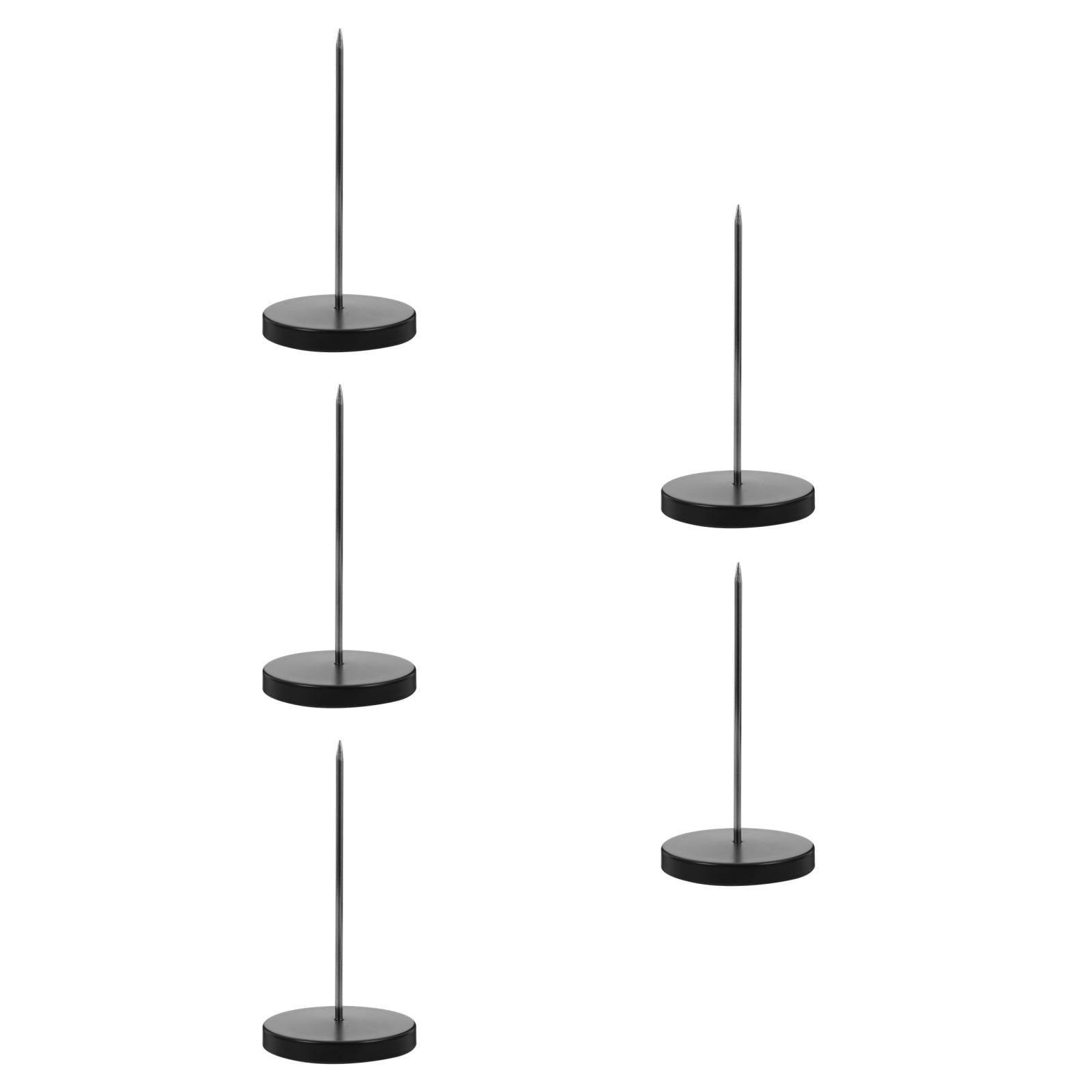 MLINS 5pcs Ticket Spike Receipt Spike Holder Stainless Steel Metal Bill ...