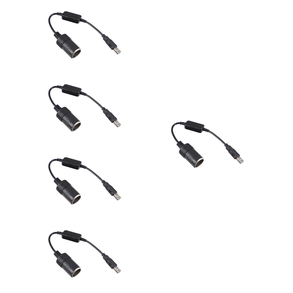 MLINS 5pcs USB to Car Socket Converter Cable for Driving Recorder ...