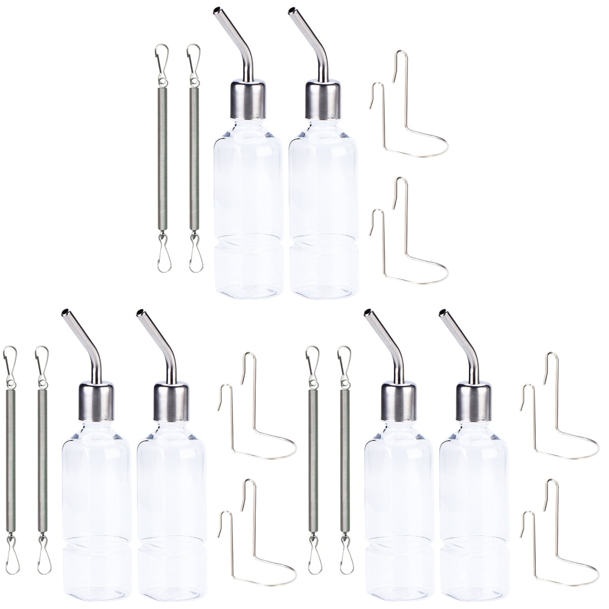 MLINS 6 PCS Water Bottle: Hanging Water Bottles Dispensers Rabbit Water ...